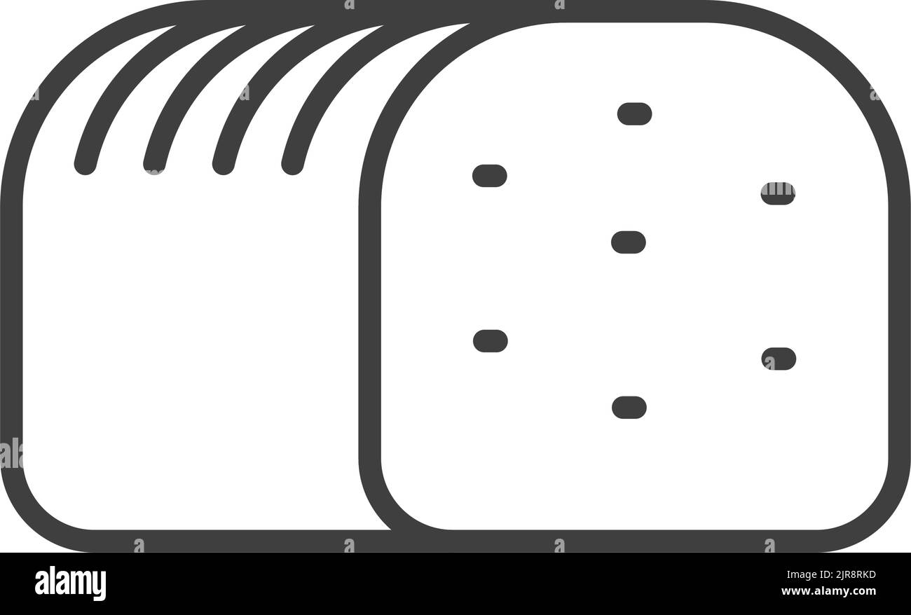 Loaf of bread, bakery emblem or logotype icon Stock Vector Image & Art ...