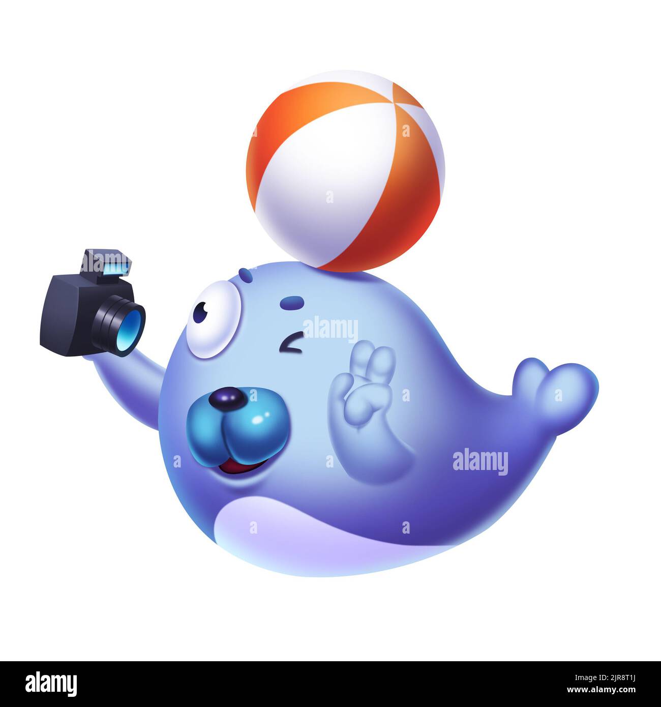 Dolphin sea monster Cut Out Stock Images & Pictures - Alamy