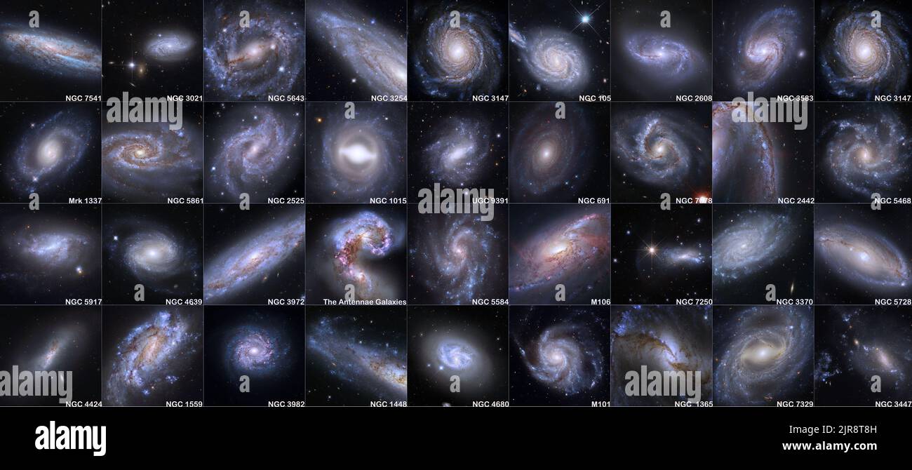 Spiral Galaxies with catalog number, host of Cepheid Variables and ...