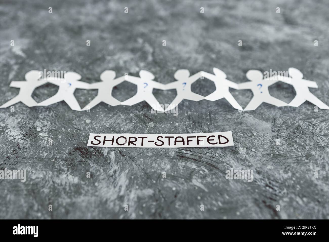 staff shortages and business struggling after the pandemic conceptual ...