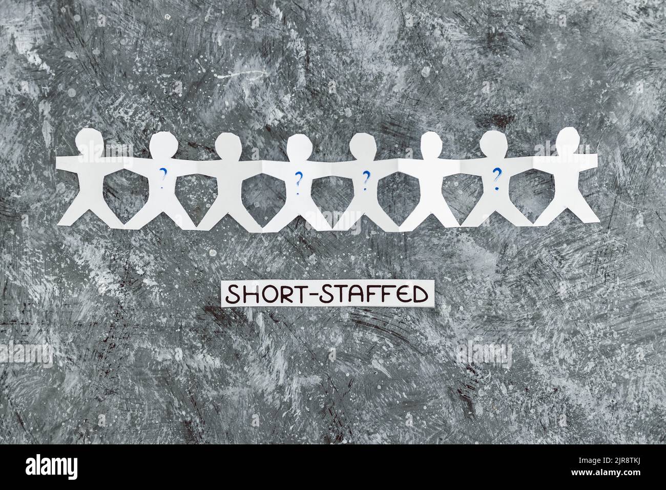 staff shortages and business struggling after the pandemic conceptual ...