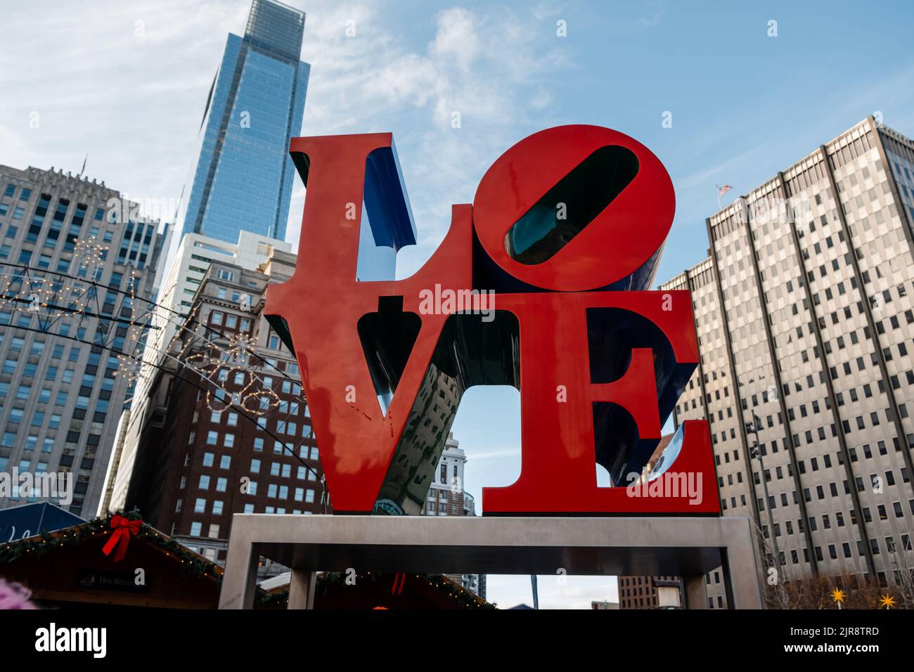 The LOVE Park, officially known as John F Kennedy Plaza Stock Photo - Alamy