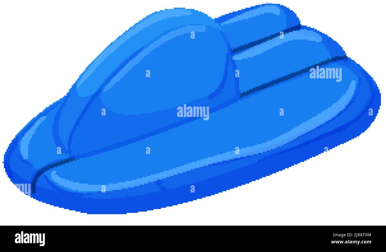 sledge sled snow cartoon vector illustration Stock Vector Image & Art ...