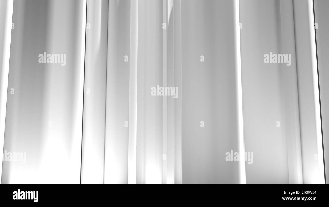 rendered simple-3D scene of fabricated wall of woods in grayscale Stock ...