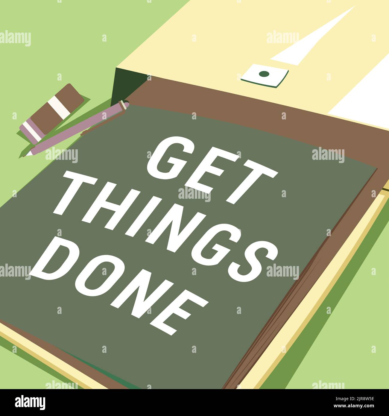 Text sign showing Get Things Done, Business idea To be in charge of do ...