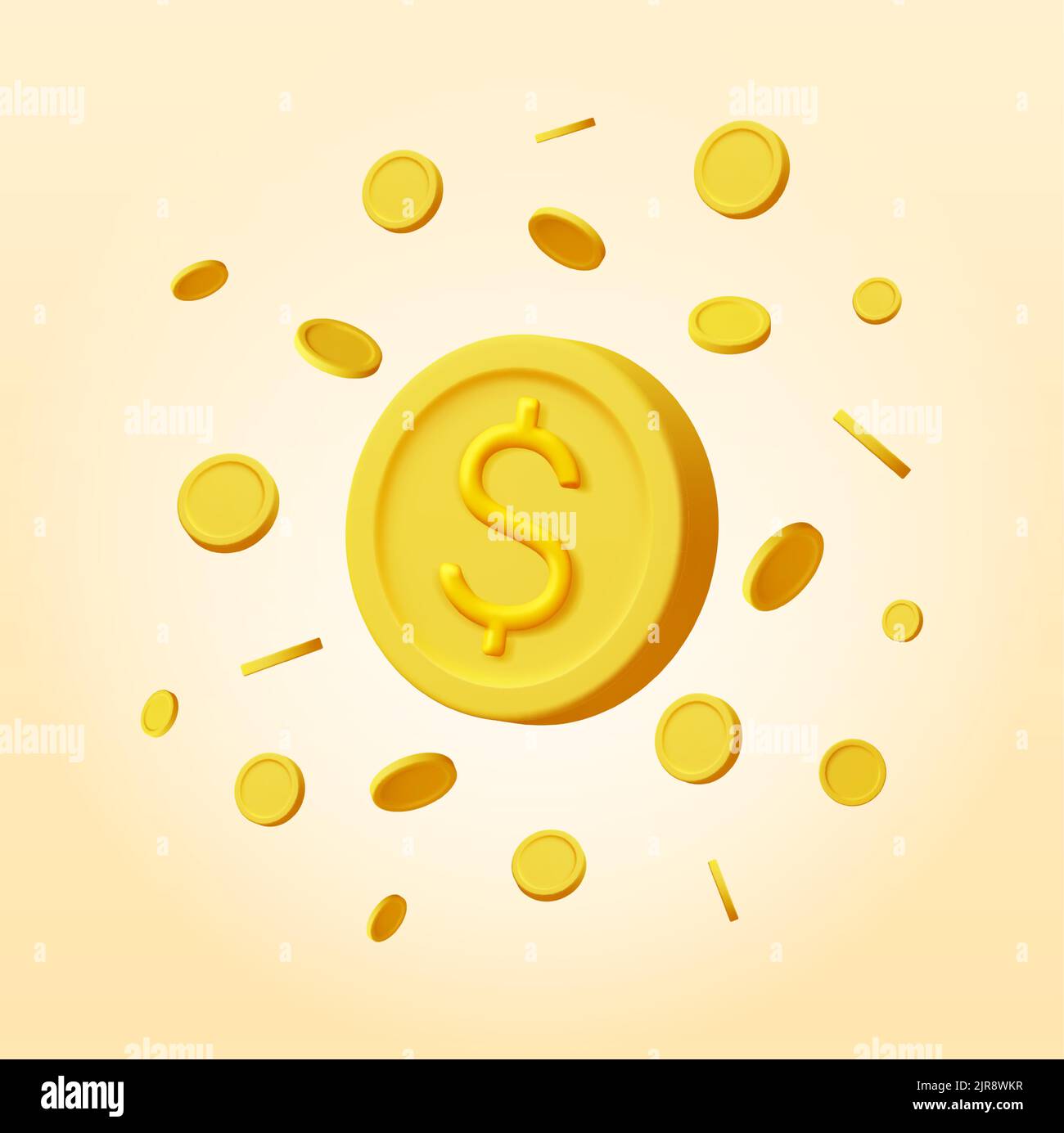 Cash splash Stock Vector Images - Alamy