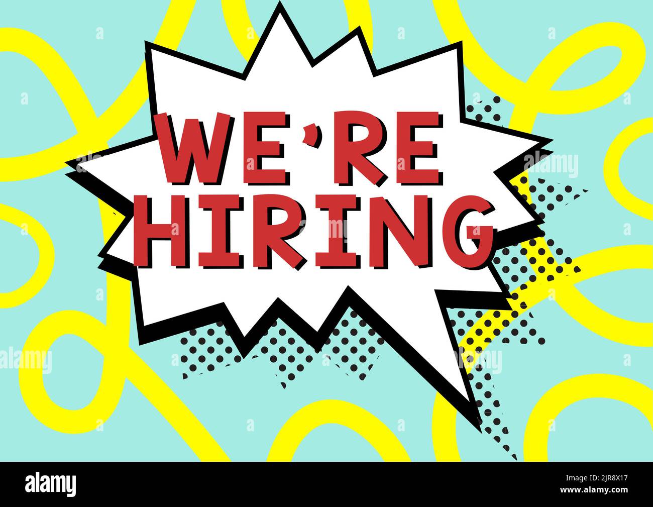 Hand writing sign We Re Are Hiring. Business idea Advertising ...