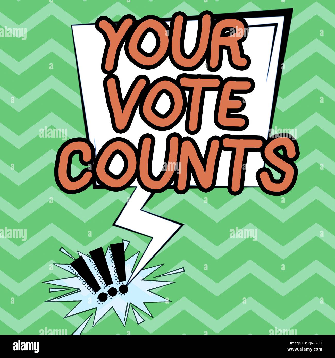 Hand writing sign Your Vote Counts, Business showcase Make an election ...