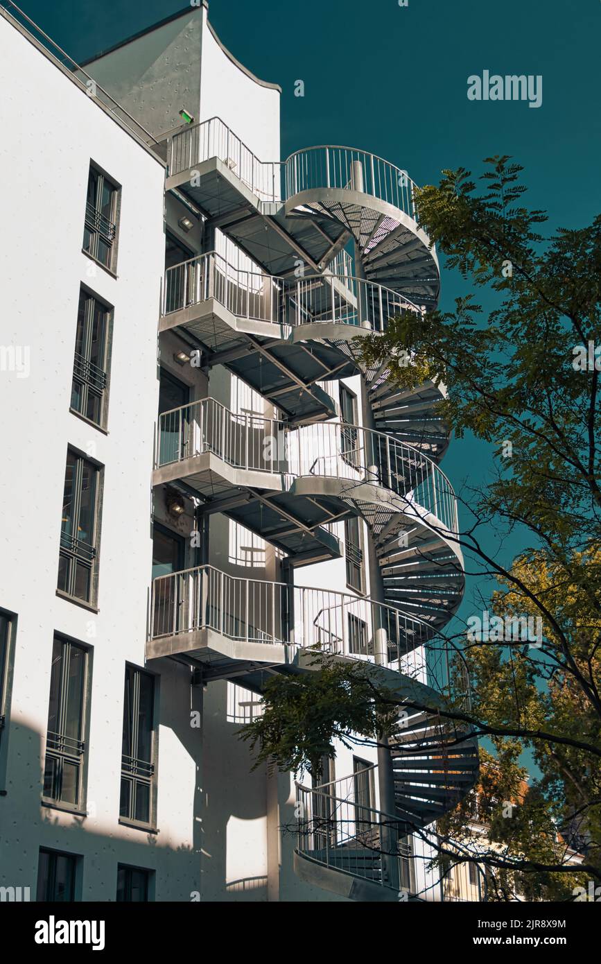 building exterior staircase house with outdoor stairs Stock Photo - Alamy