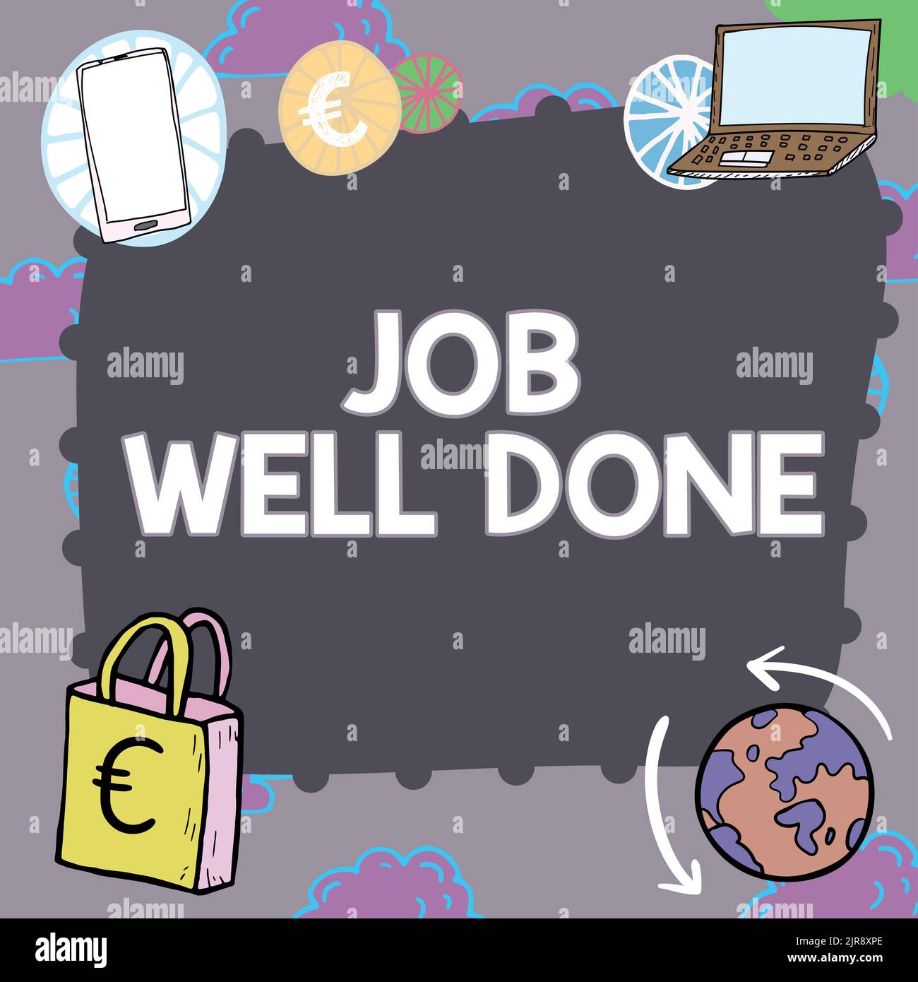 Inspiration showing sign Job Well Done. Business overview Well ...