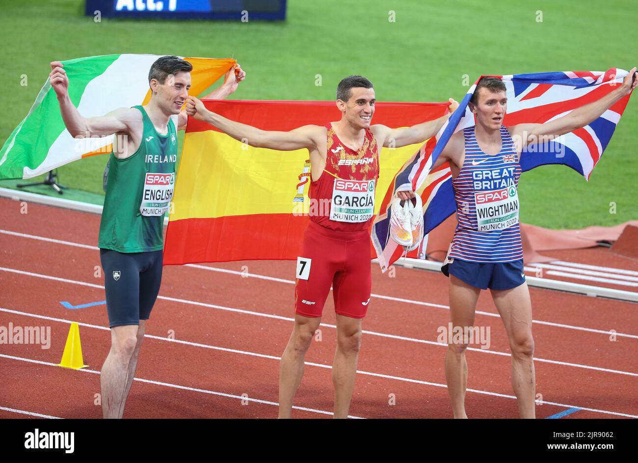 Mariano Garcia of Spain , Jack Wightman of Great Britain and Mark ...