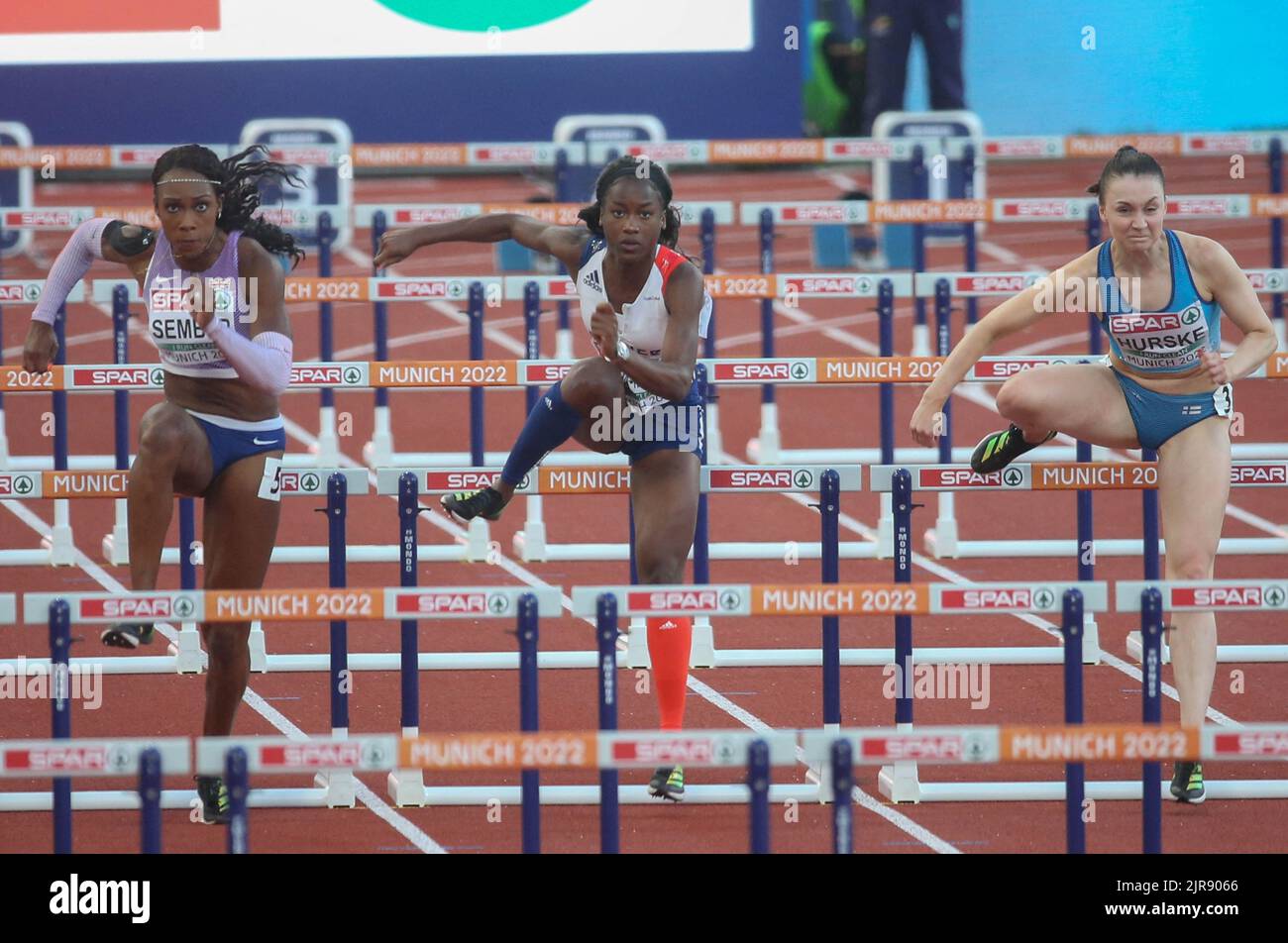 Cindy Sember of Great Britain ,Cyrena Samba - Mayela of France and ...