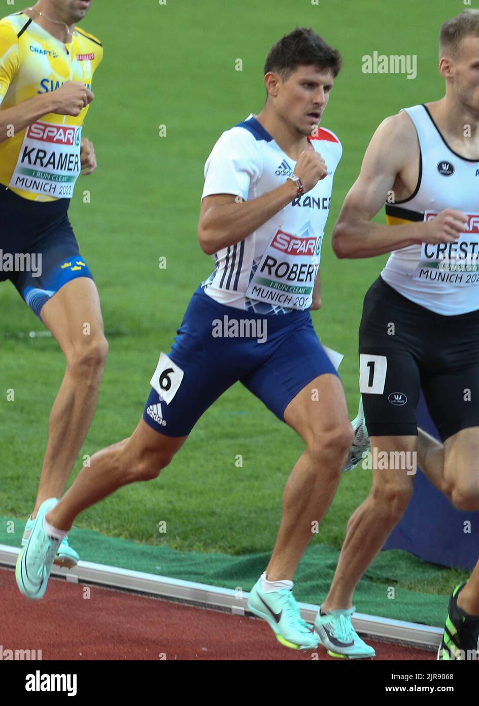 Benjamin Robert of France Finale Men’s 800 M during the European ...