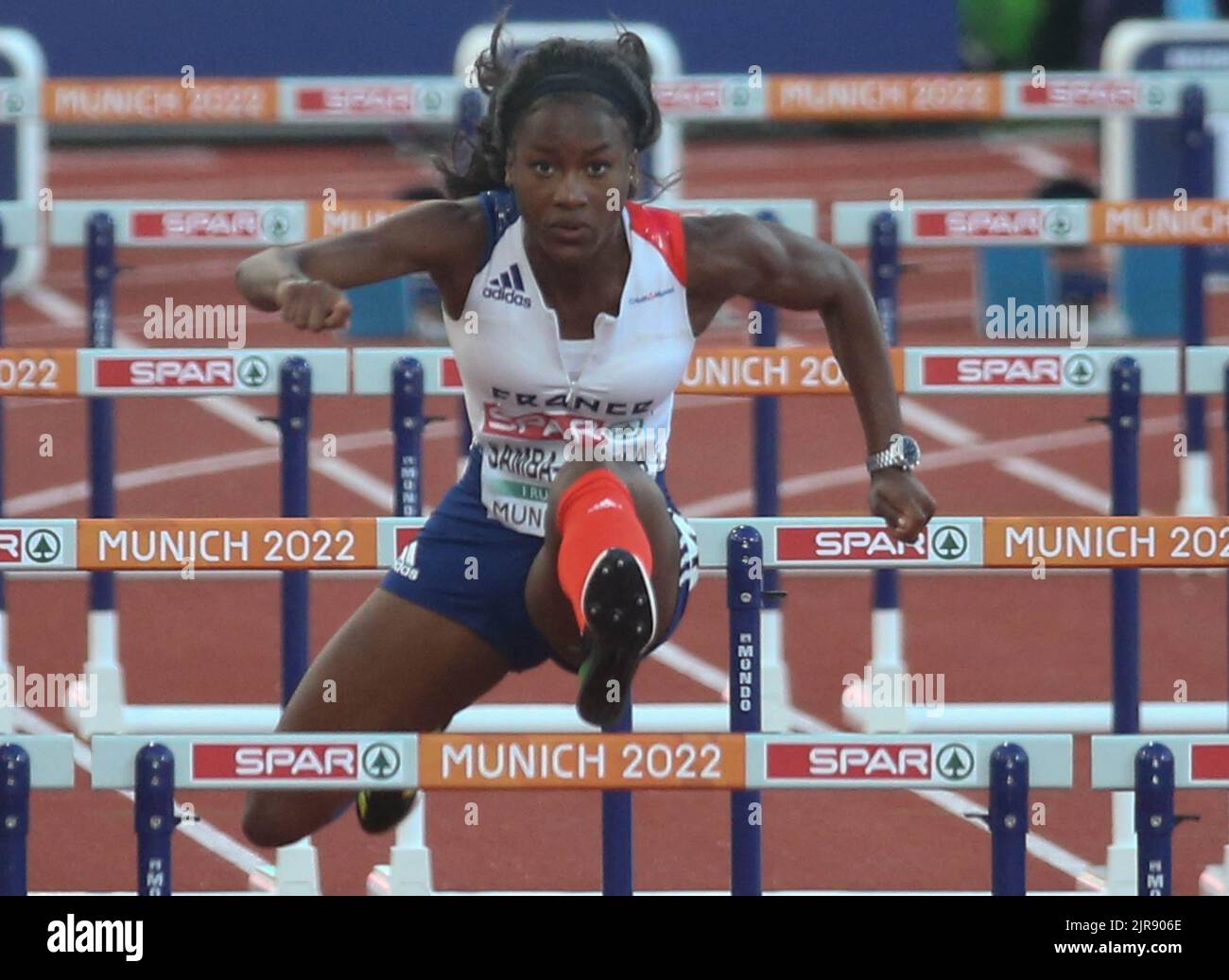 Cyrena Samba - Mayela of France 1/2 Finale Women’s 100 M Hurdles during ...