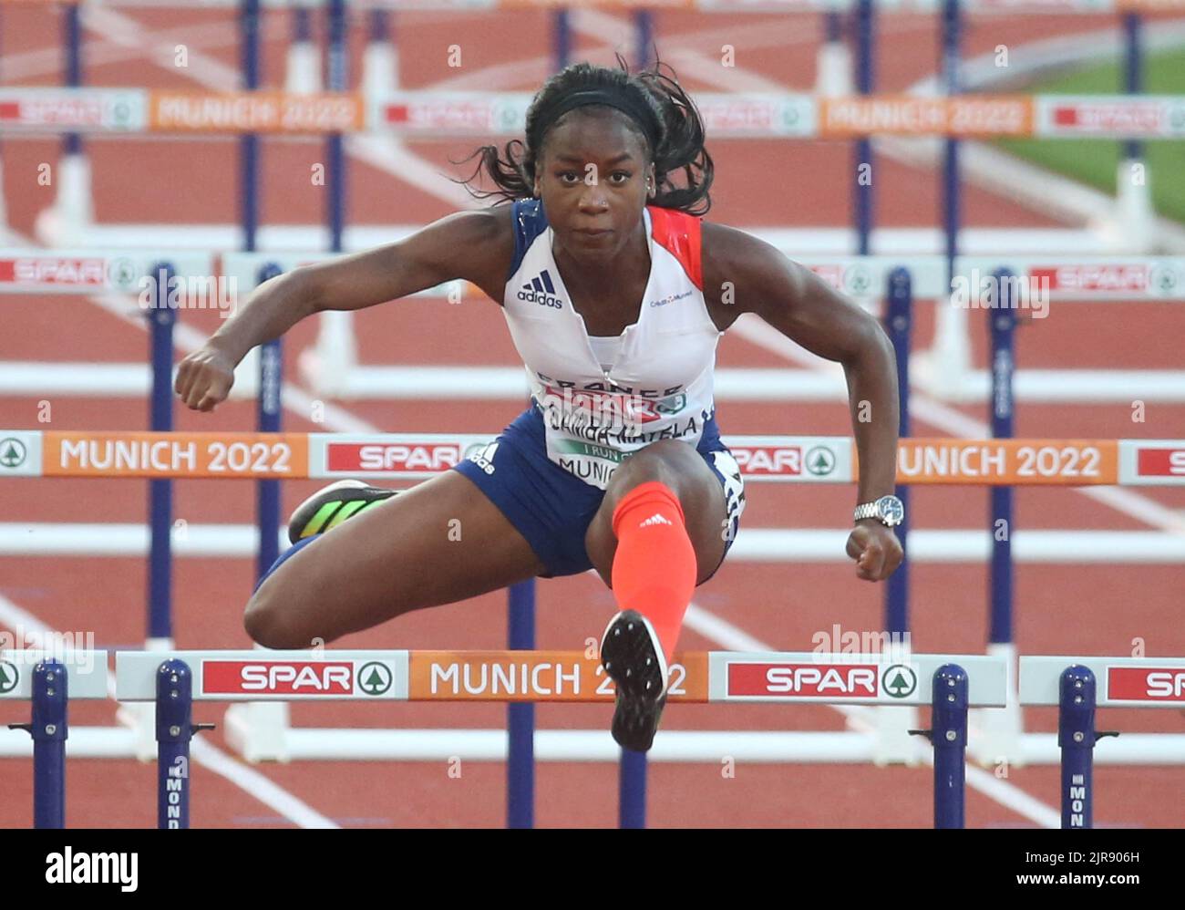Cyrena Samba - Mayela of France 1/2 Finale Women’s 100 M Hurdles during ...
