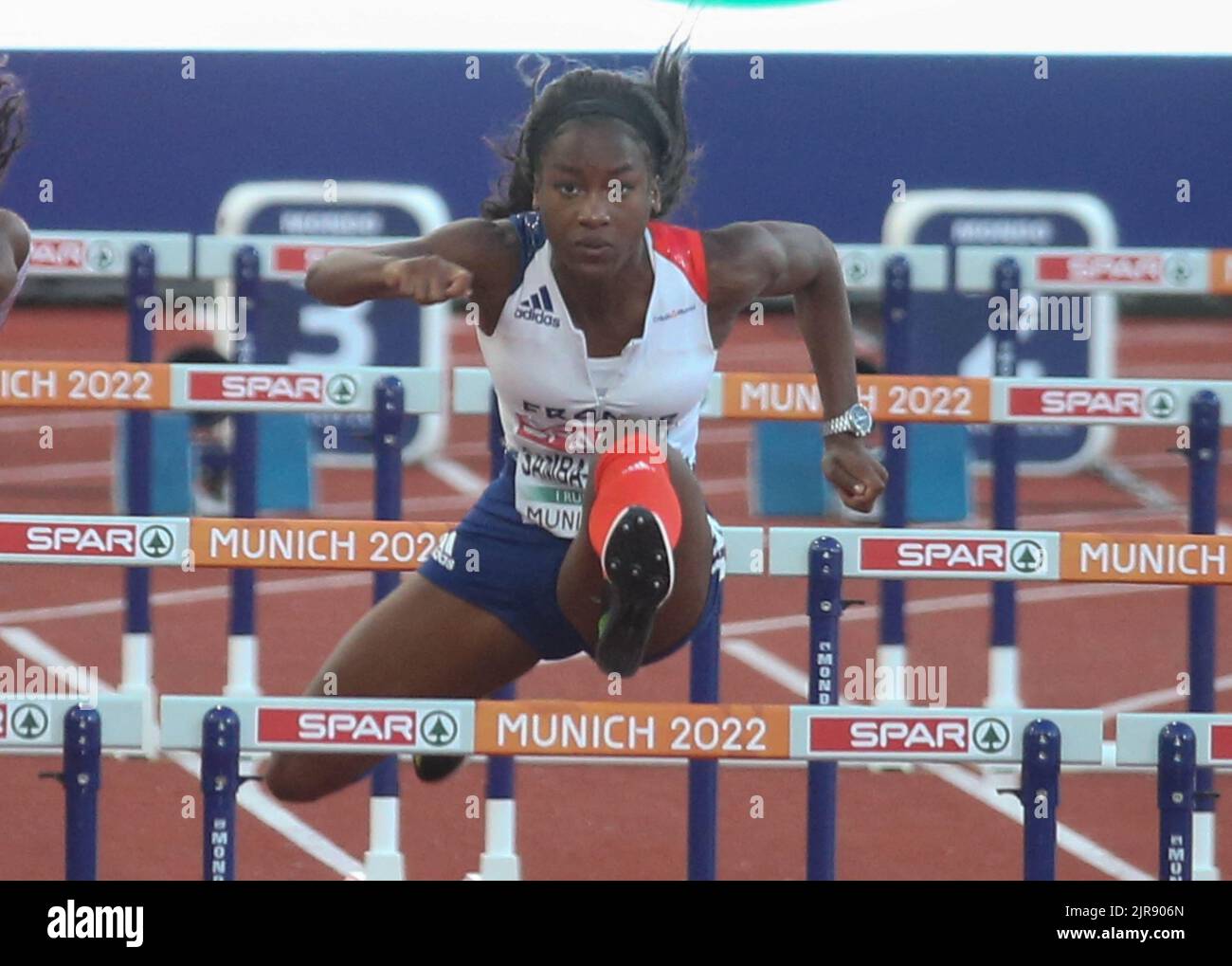 Cyrena Samba - Mayela of France 1/2 Finale Women’s 100 M Hurdles during ...
