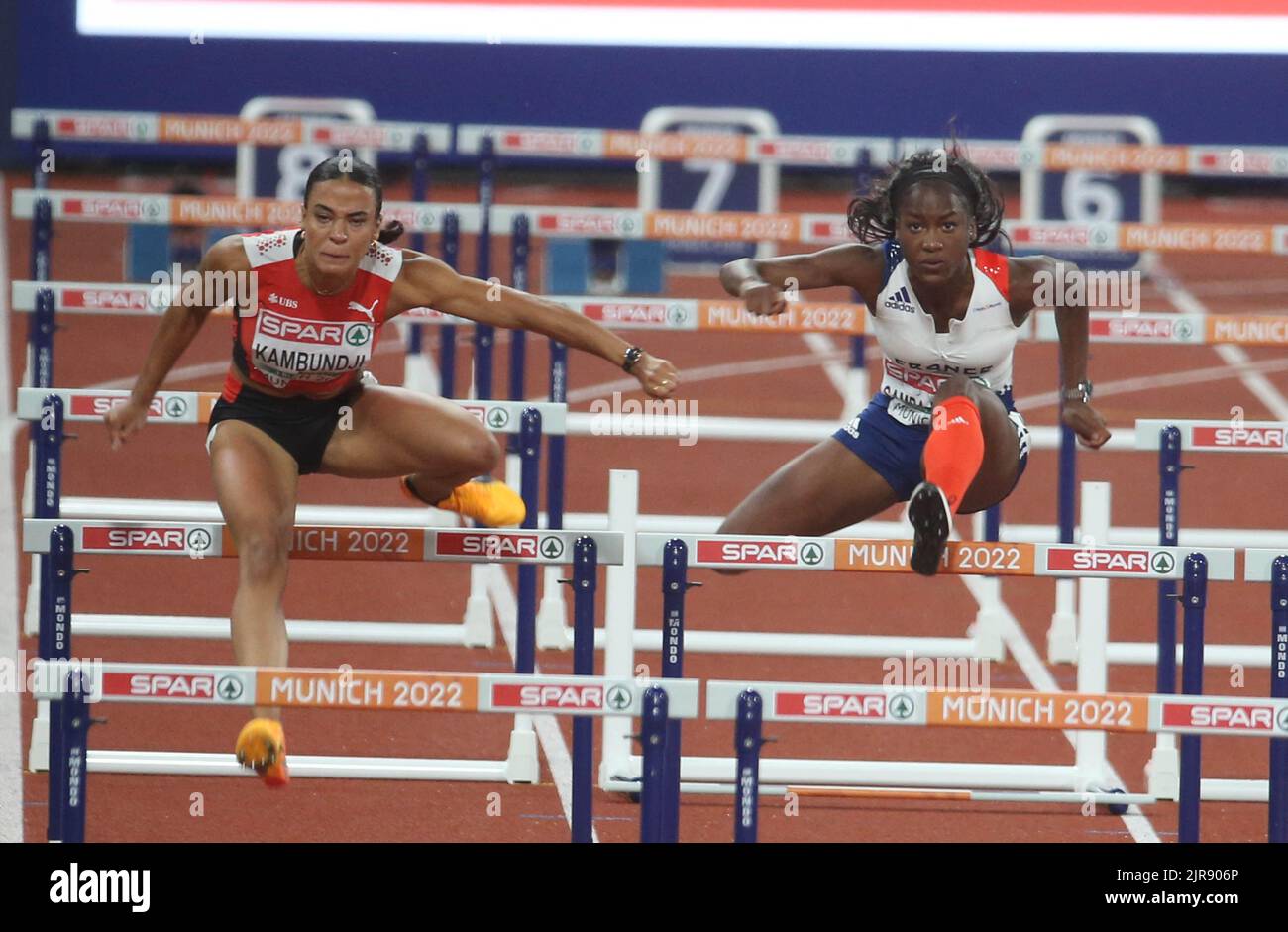 Ditaji Kambundji of Suisse and Cyrena Samba - Mayela of France Finale ...