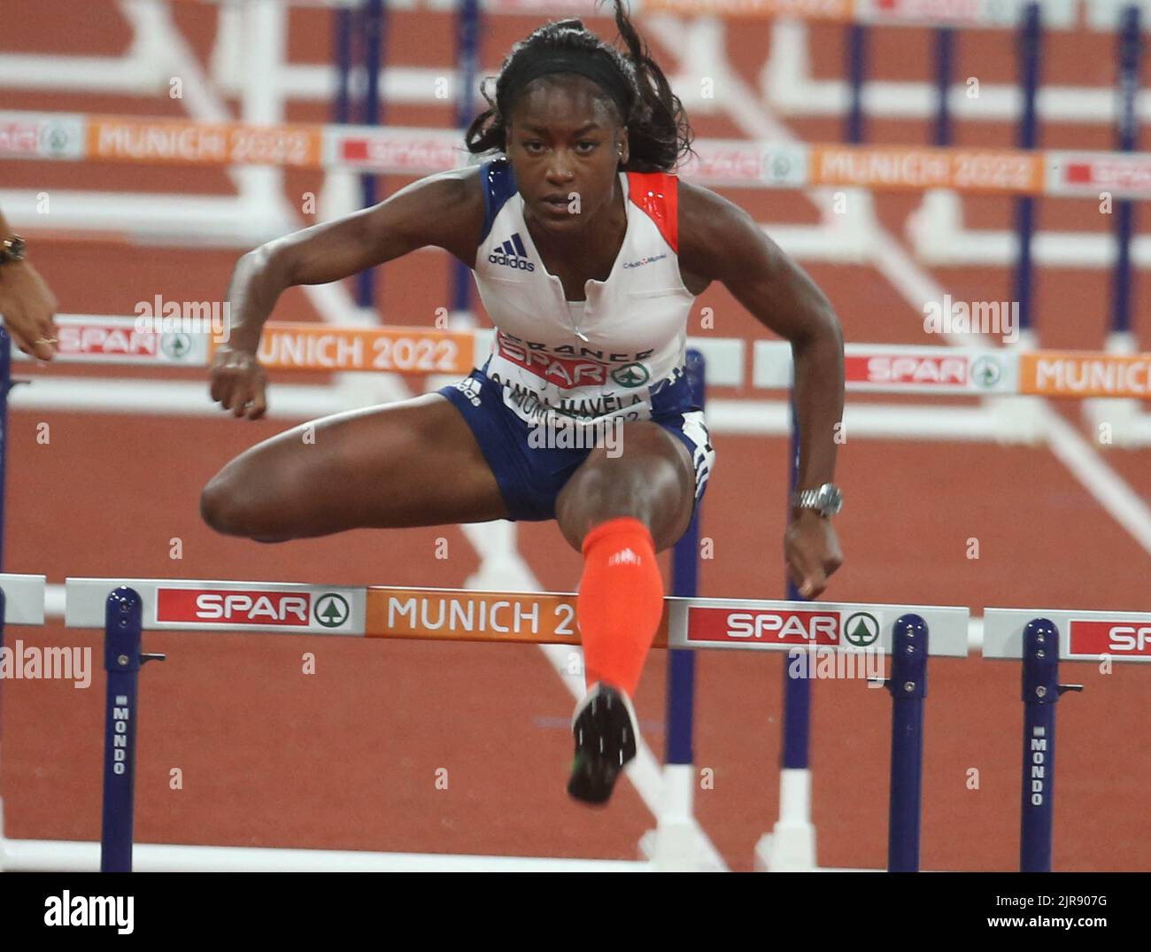 Cyrena Samba - Mayela of France Finale Women’s 100 M Hurdles during the ...