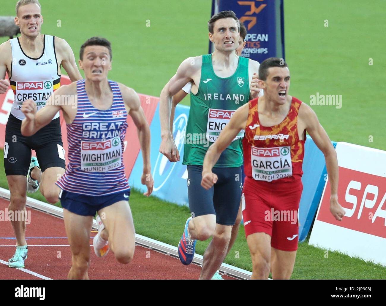 Mariano Garcia of Spain , Jack Wightman of Great Britain and Mark ...