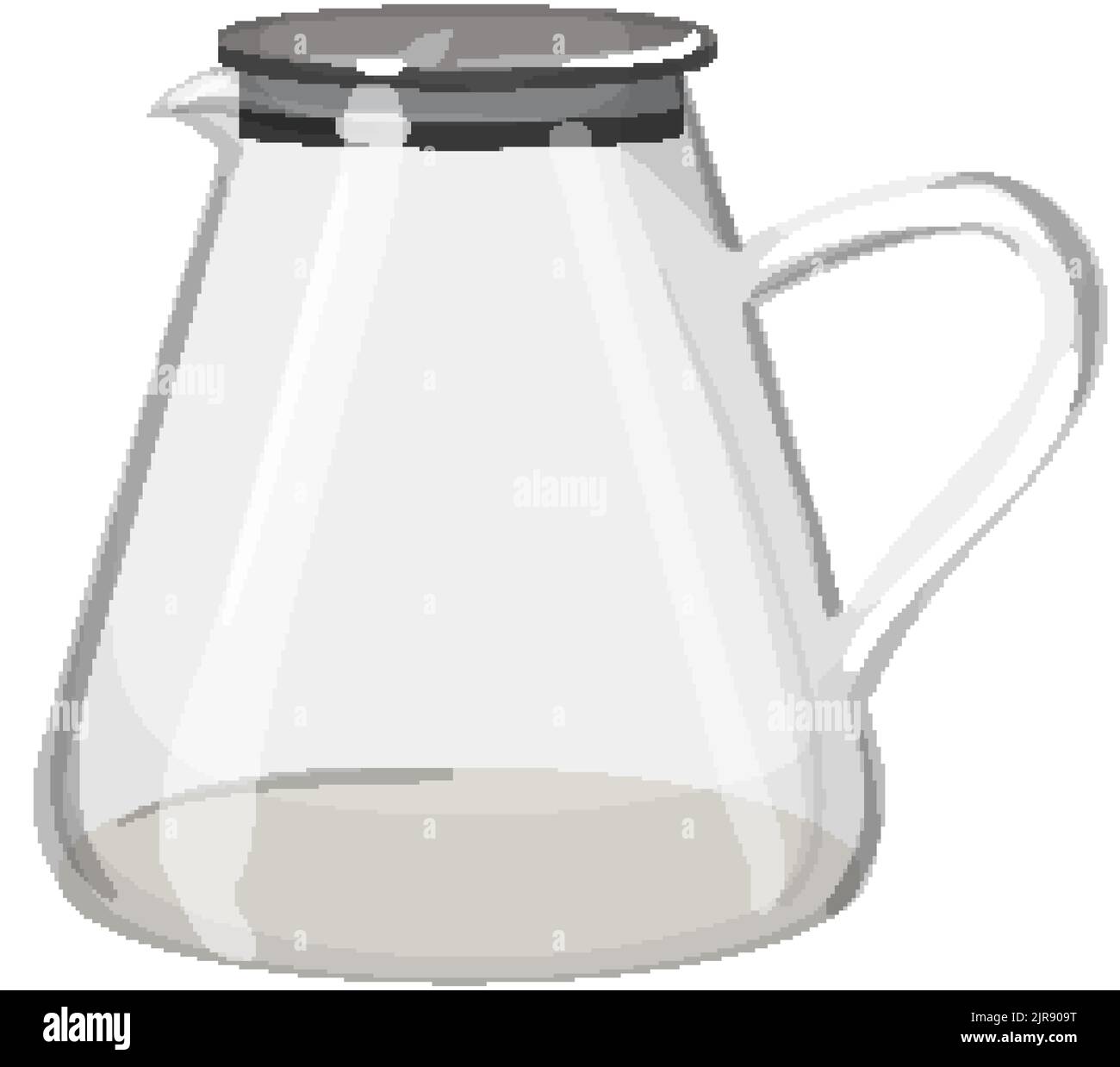 glass teapot tea kettle cartoon vector illustration Stock Vector Image ...