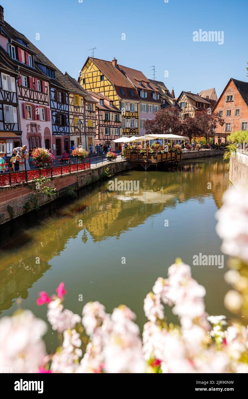 charming oldtown of Colmar in Alsace Stock Photo - Alamy