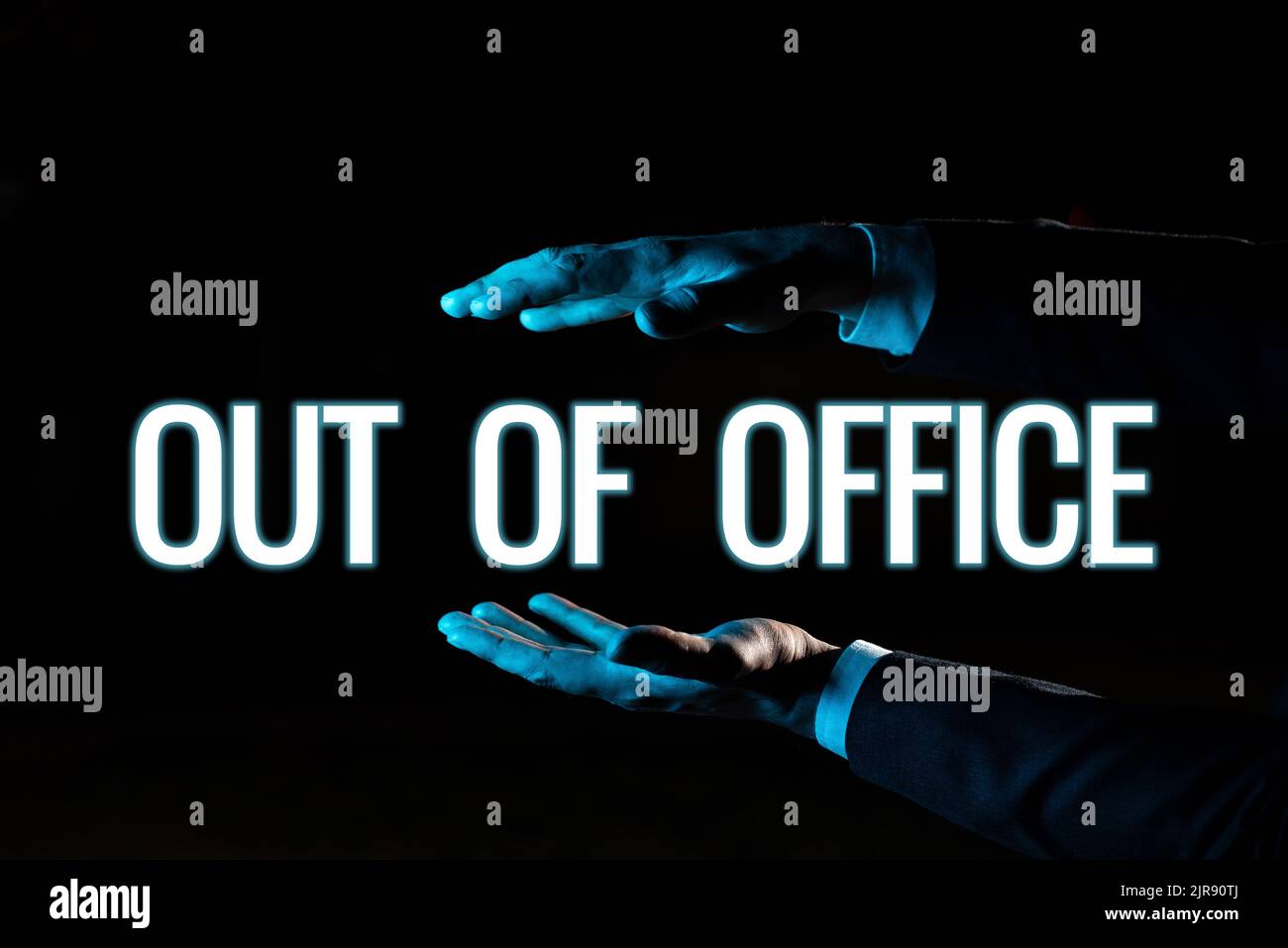 Conceptual display Out Of Office. Concept meaning Outside the job ...