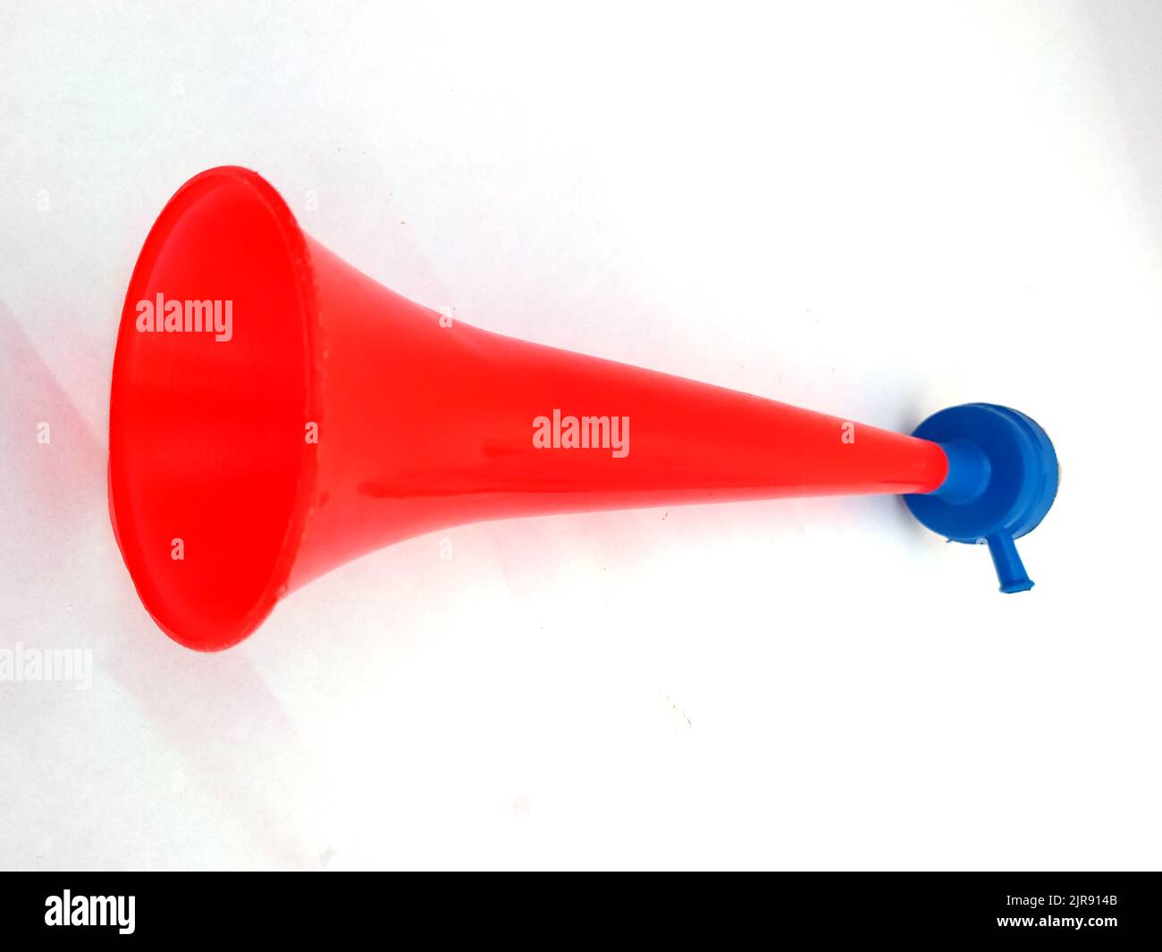 blank vuvuzela stadium plastic horn Stock Photo - Alamy