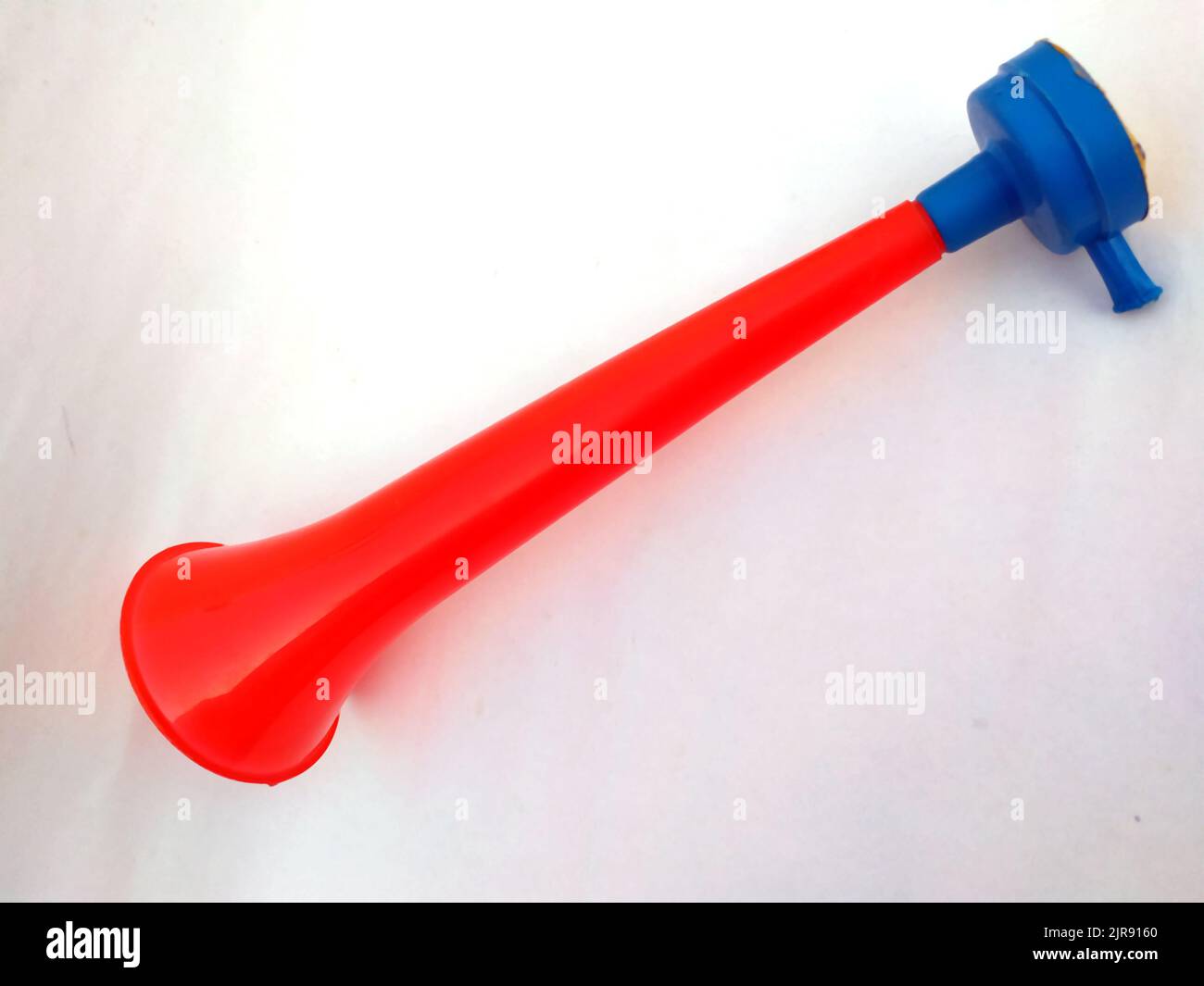 blank vuvuzela stadium plastic horn Stock Photo - Alamy