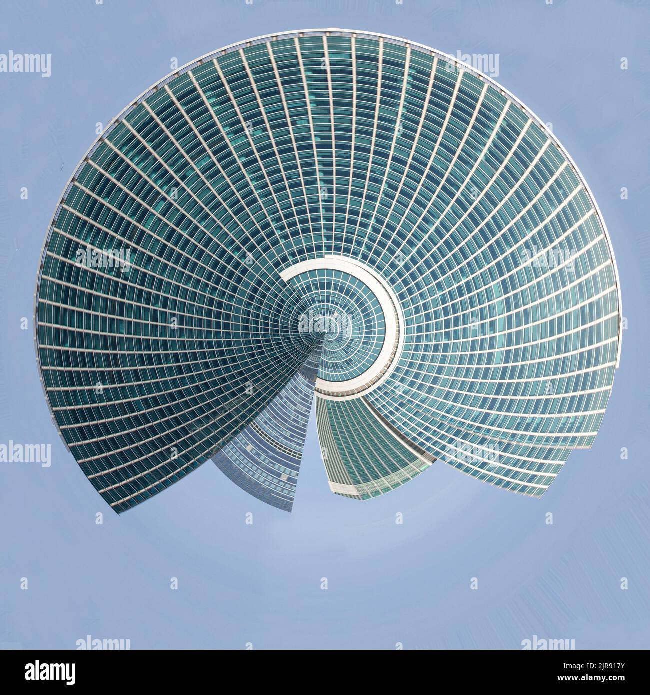 Aerial summer city view with High rise buildings Stock Photo - Alamy