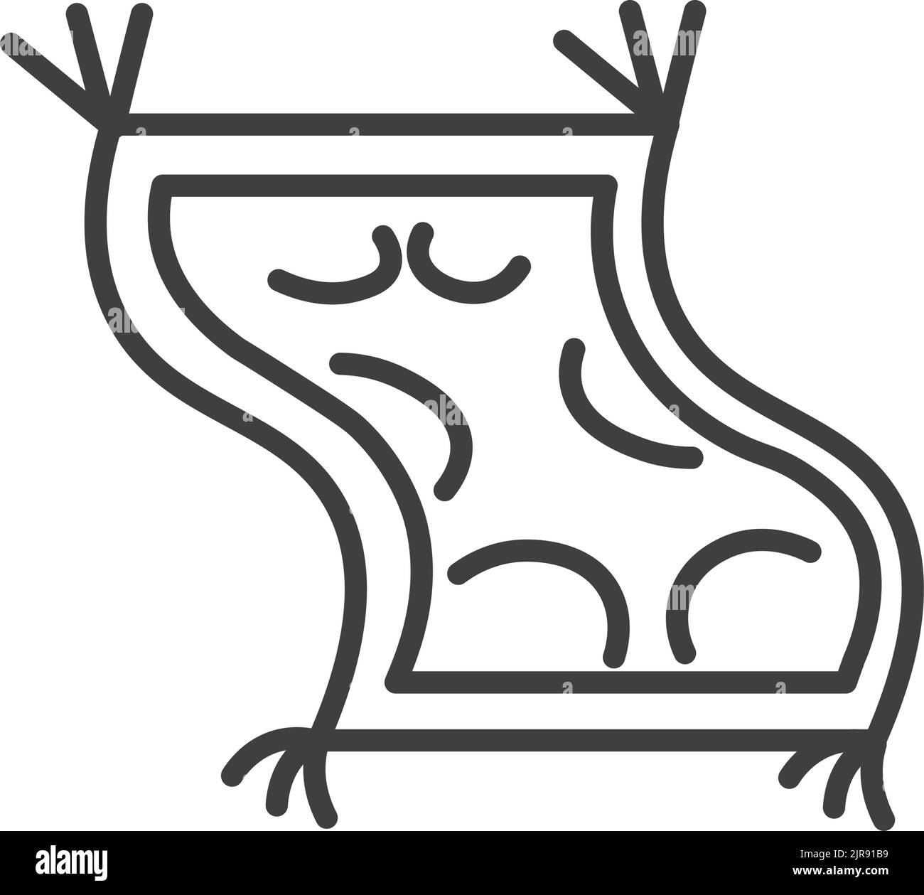 Silk or wool rug persian Stock Vector Images - Alamy