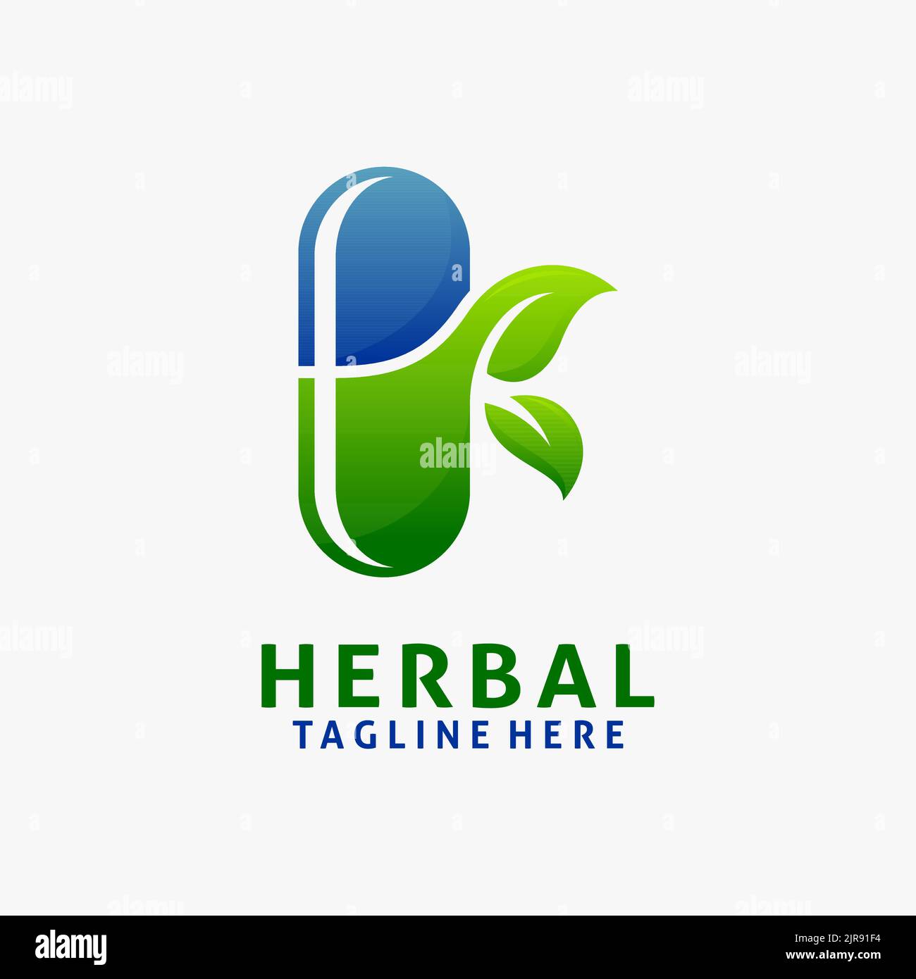 Herbal capsule logo design Stock Vector Image & Art - Alamy