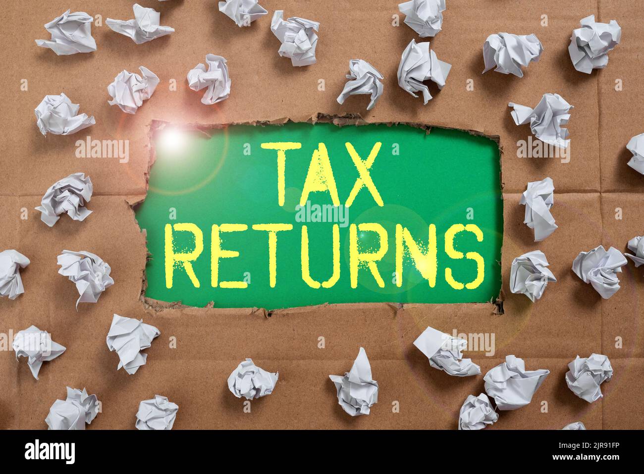 Handwriting text Tax Returns. Business overview Tax payer financial ...