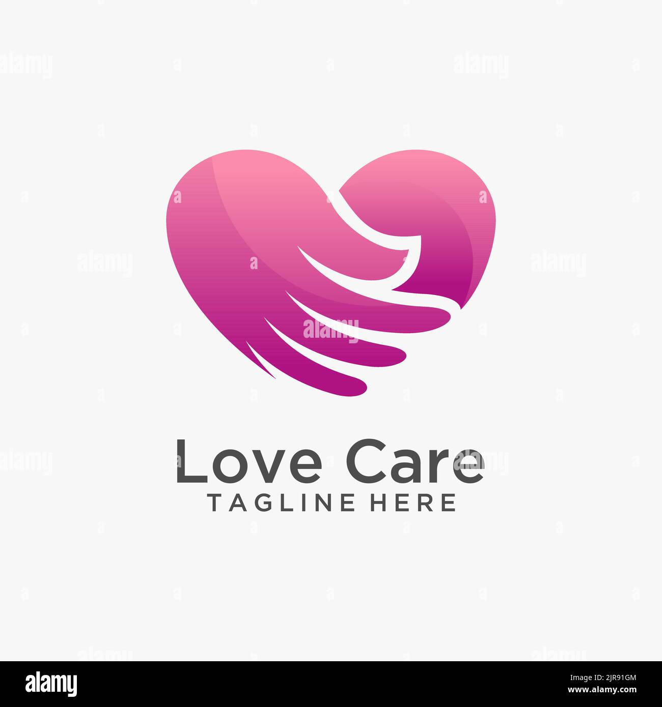 Hug yourself logo love yourself logo love Cut Out Stock Images ...