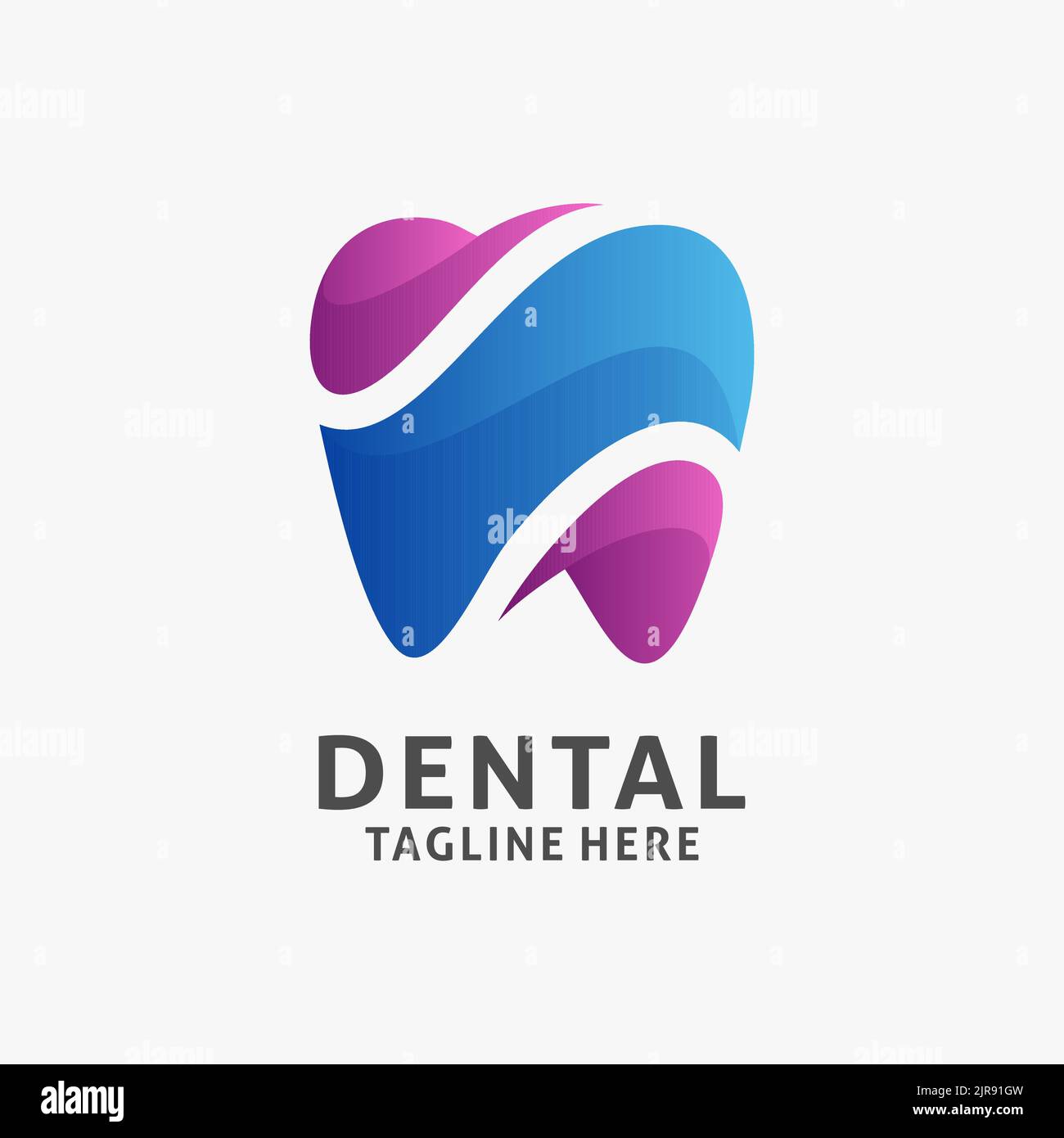Abstract dental logo design Stock Vector Image & Art - Alamy