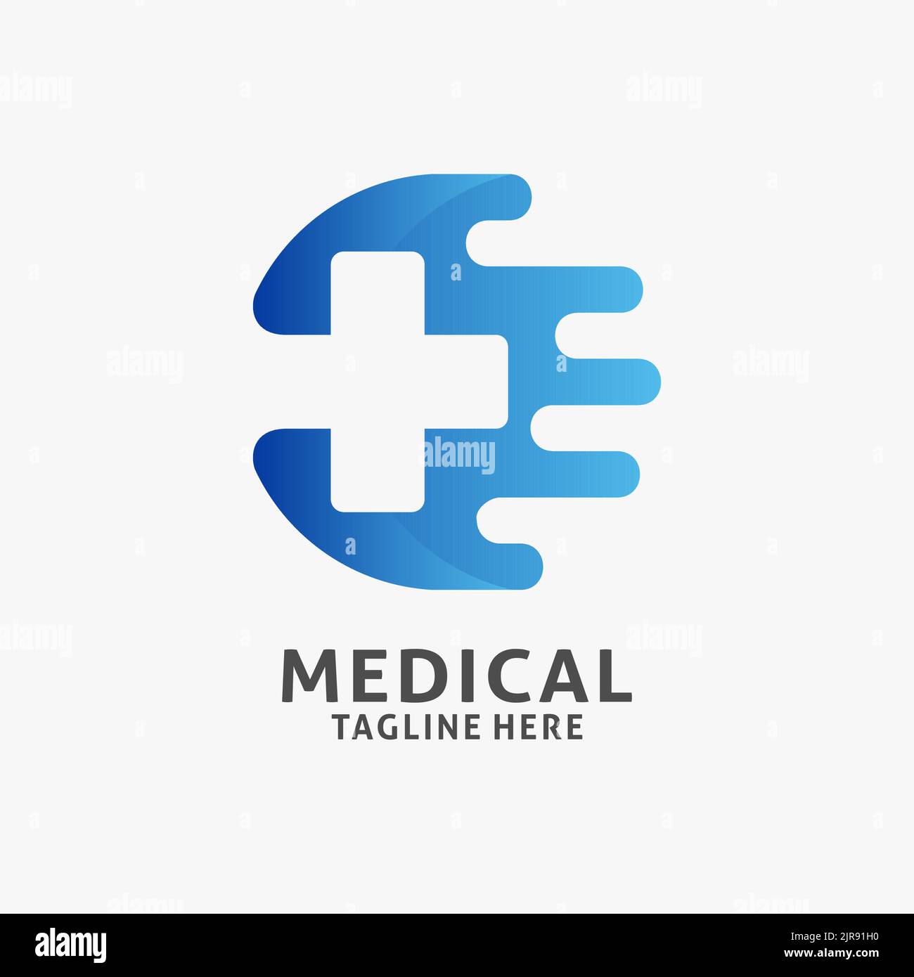 Fast medical healthcare logo design Stock Vector Image & Art - Alamy