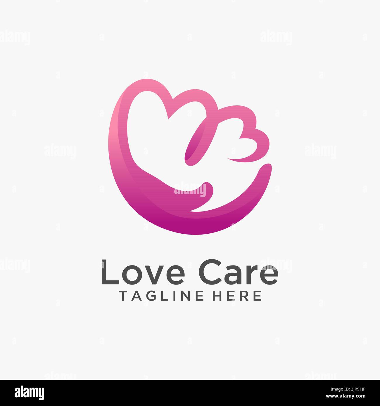 Hug yourself logo love yourself logo love Cut Out Stock Images ...