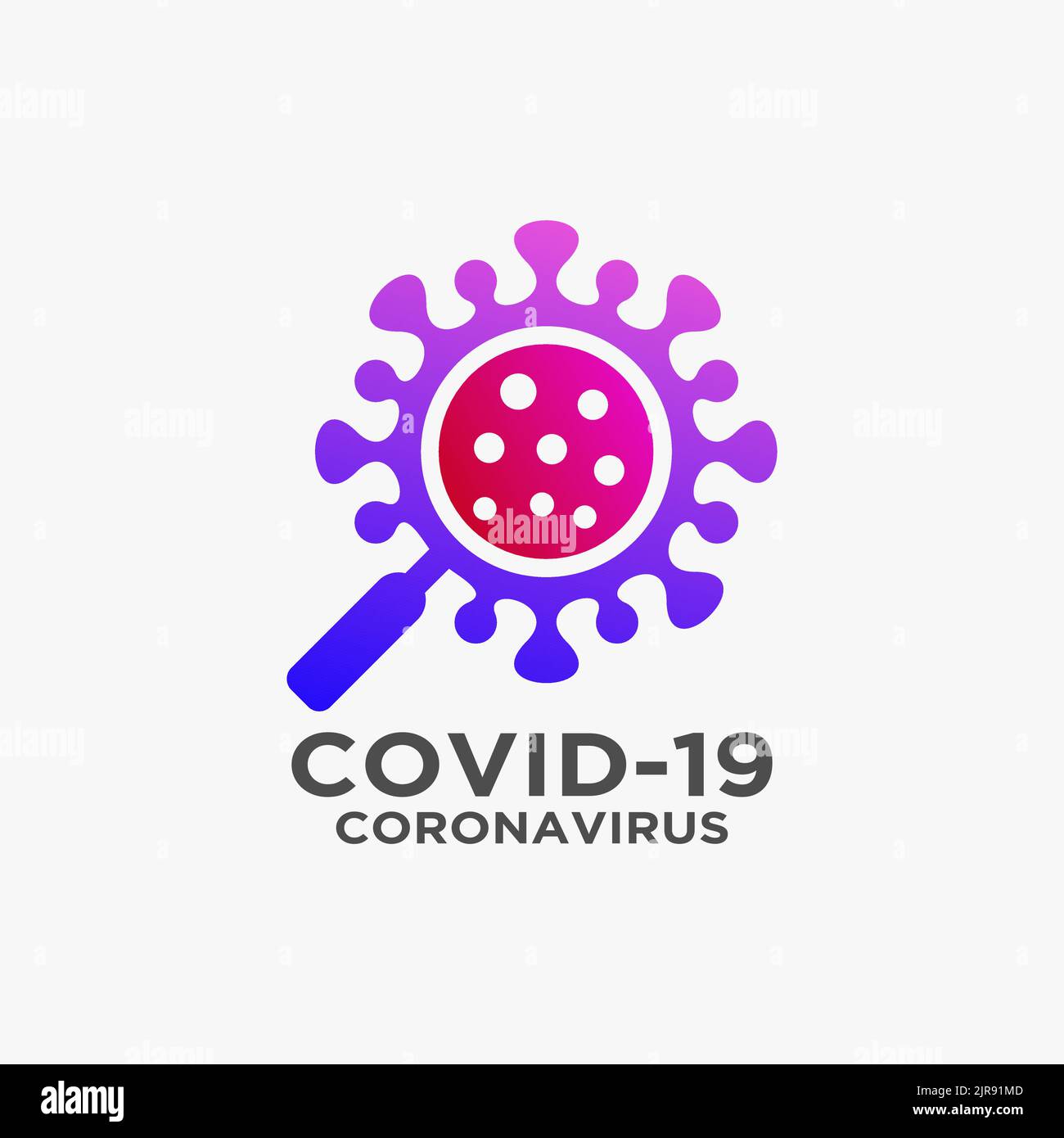 Corona virus logo design Stock Vector Image & Art - Alamy