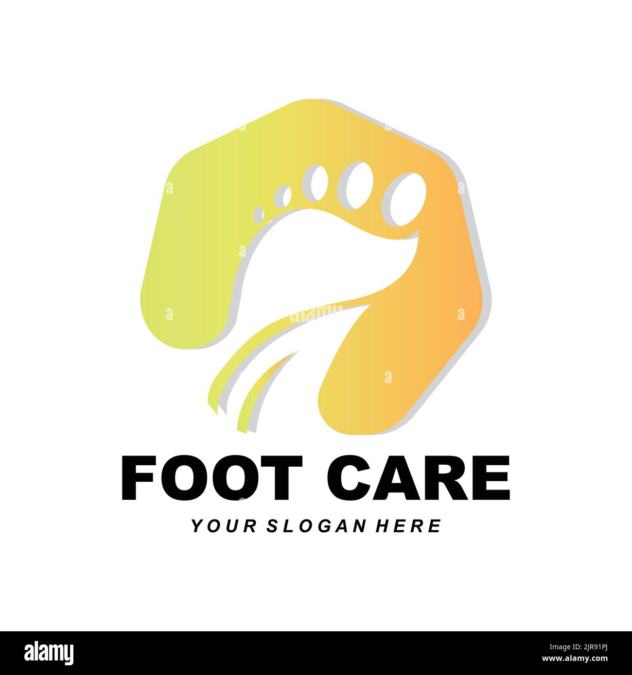 Foot care logo hi-res stock photography and images - Alamy