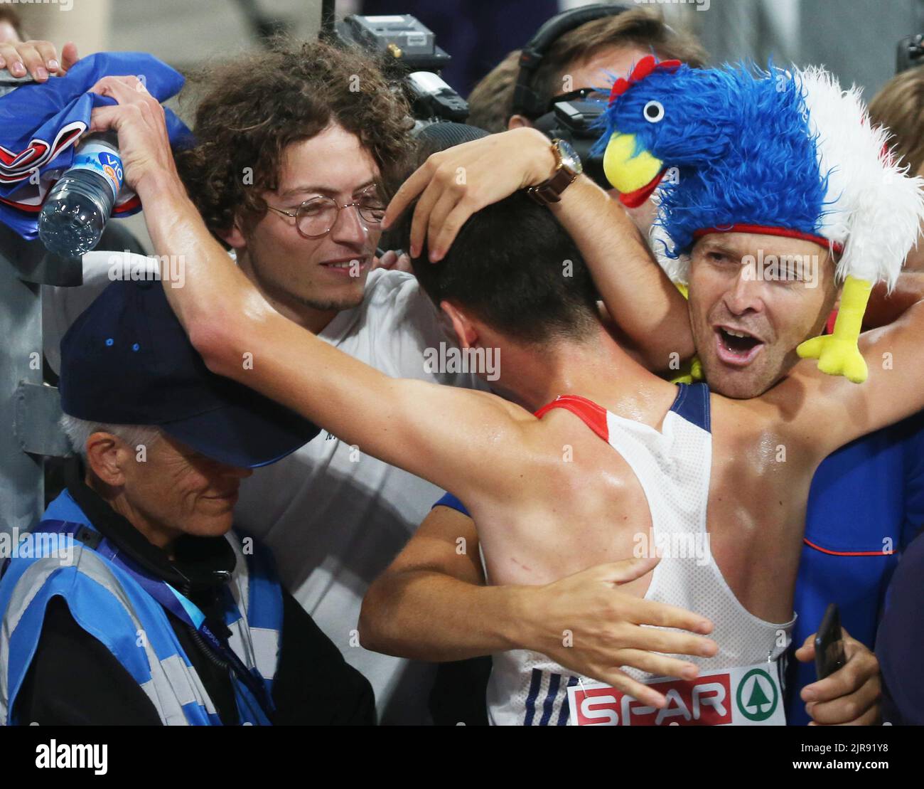 Yann Schrub of France Bronze medal during the Athletics, Men’s 10 000m ...