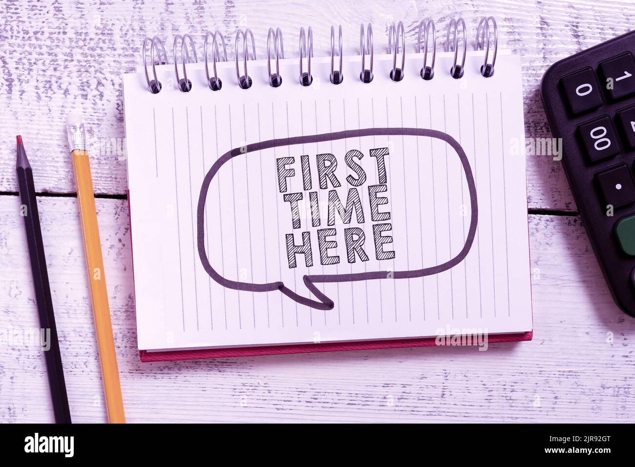 Handwriting text First Time Here. Internet Concept Never been in this ...