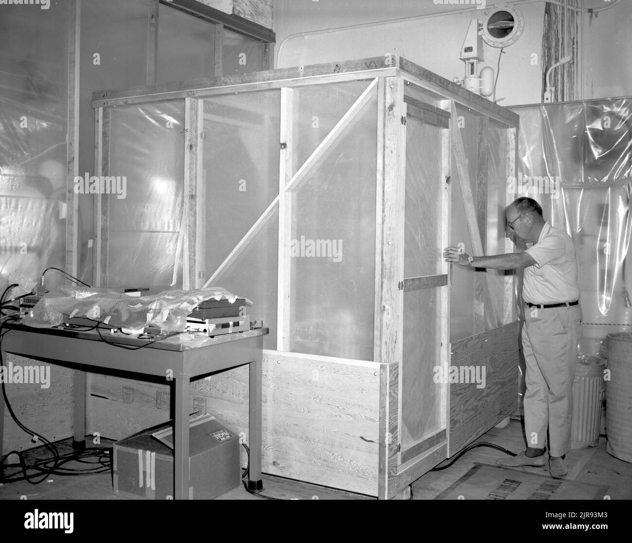 Safety test and engineer Black and White Stock Photos & Images - Alamy