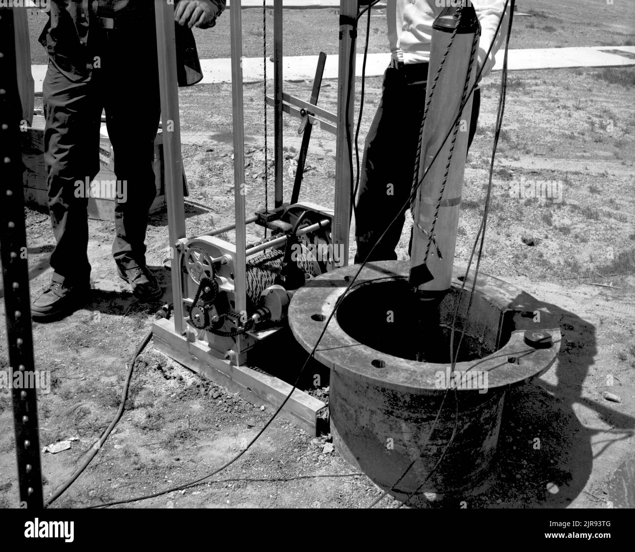 Nuclear weapons testing area Black and White Stock Photos & Images - Alamy