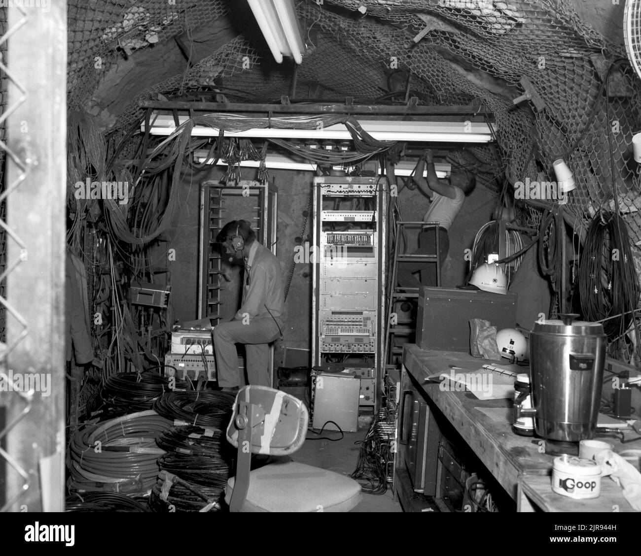 Equipment for explosions Black and White Stock Photos & Images - Alamy