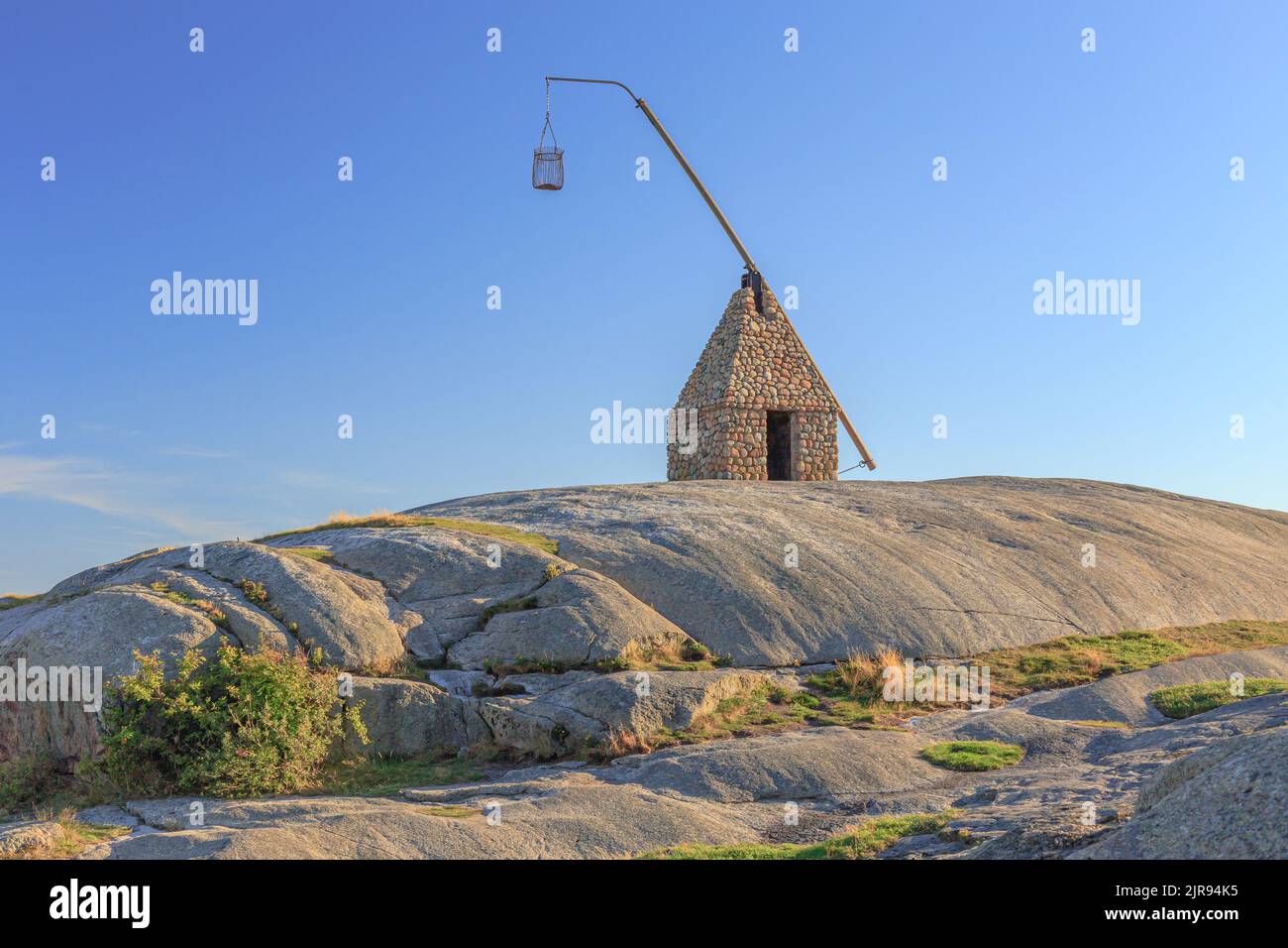 The end of the world - Vippefyr ancient lighthouse at Verdens Ende in ...