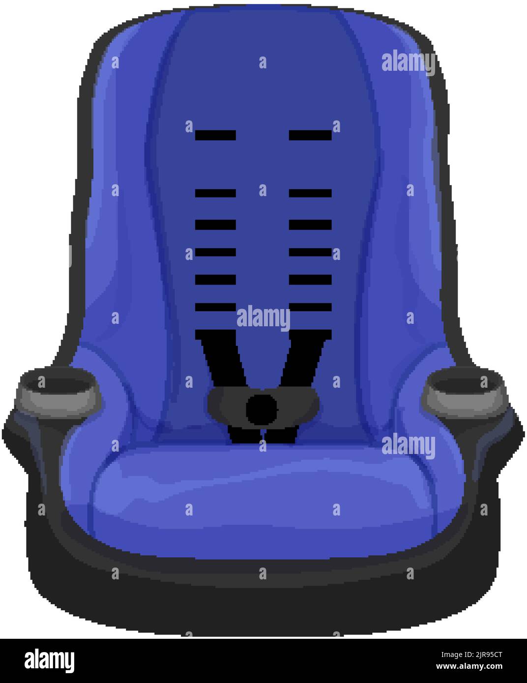 Boy booster seat car Stock Vector Images - Alamy