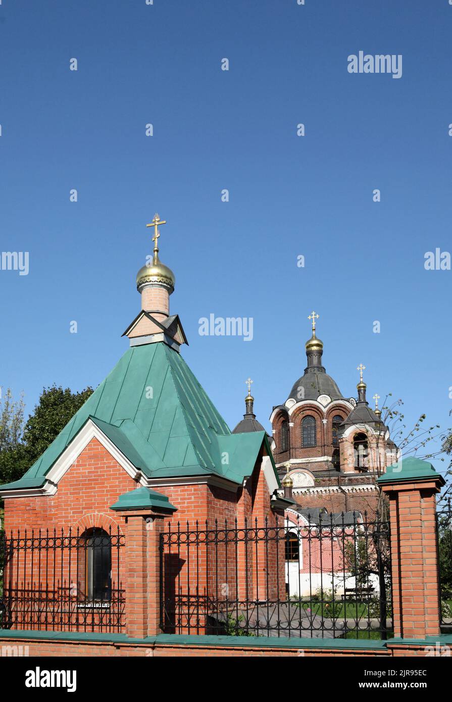 church in the daytime on sky background Stock Photo - Alamy