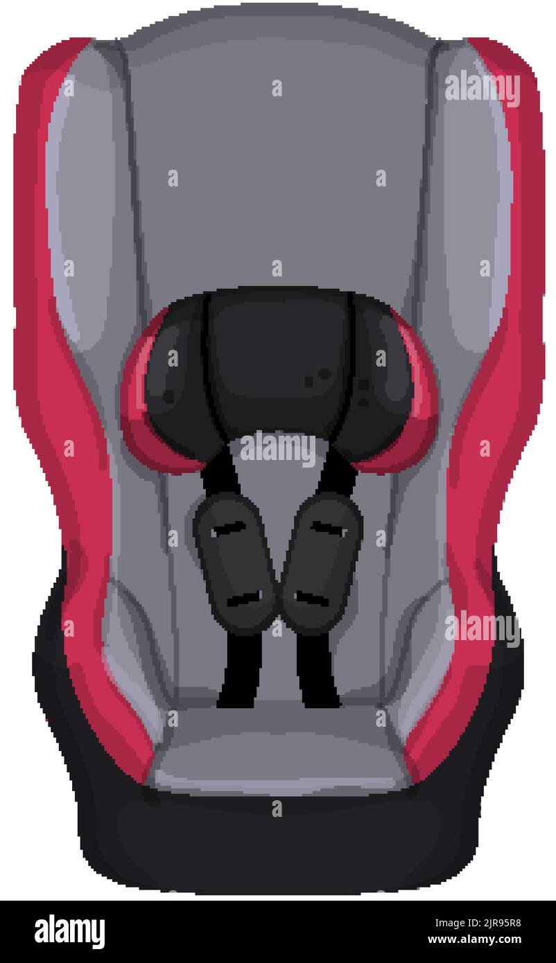 belt baby car seat cartoon vector illustration Stock Vector Image & Art ...