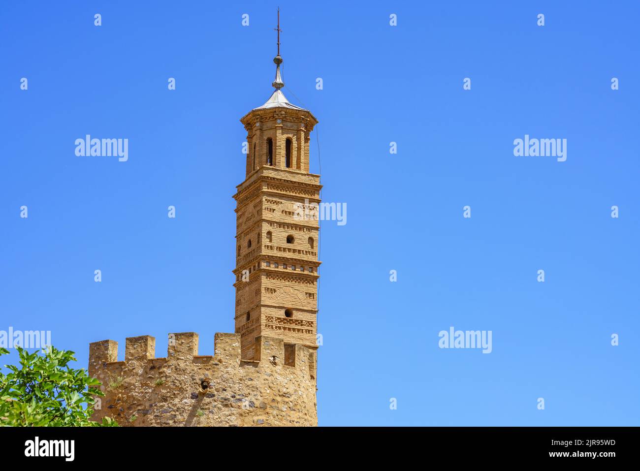 View mudejar tower church hi-res stock photography and images - Alamy