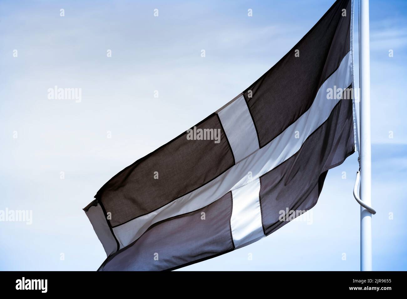 Standard of cornwall flag hi-res stock photography and images - Alamy