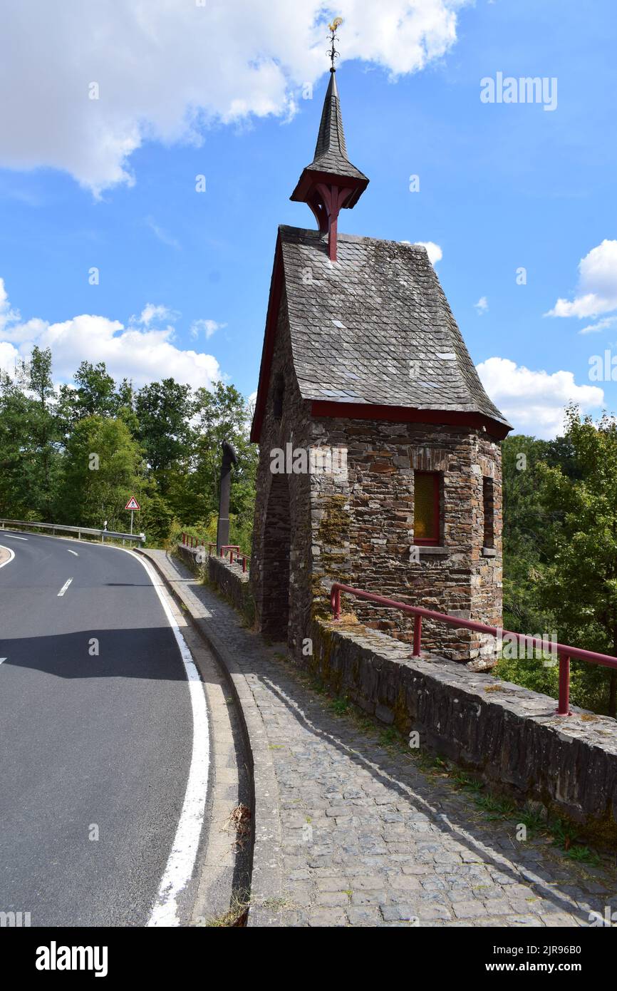 bridge chapel above the Elz Stock Photo - Alamy